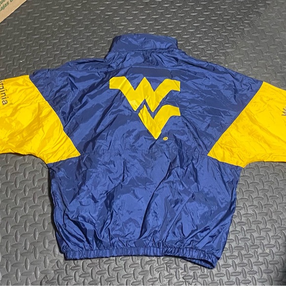college league | Jackets & Coats | Mens Wvu Windbreaker Jacket In Blue ...